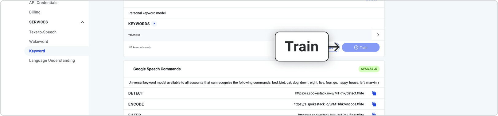 Keyword Recognition