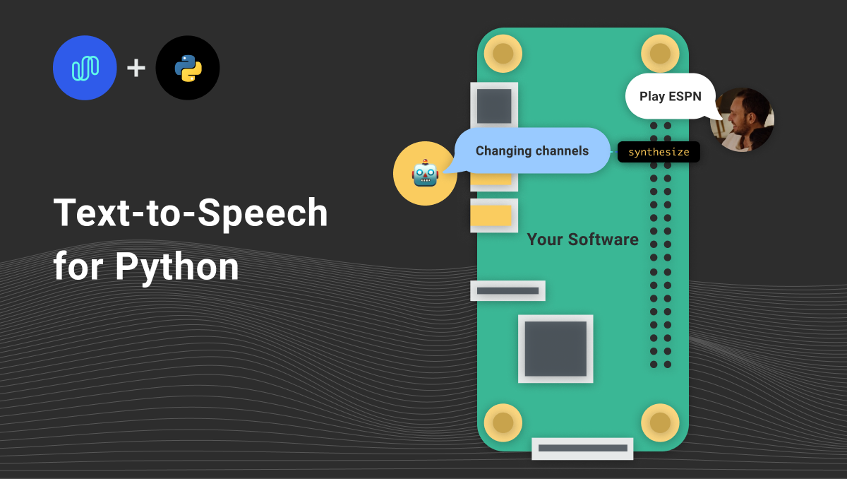Text to speech For Python Spokestack